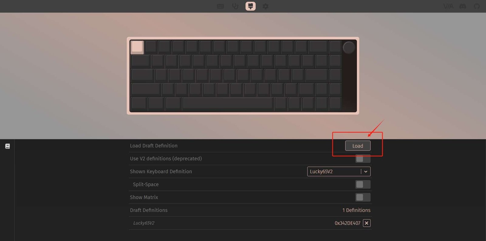 Lucky65 V2 Tutorials on VIA